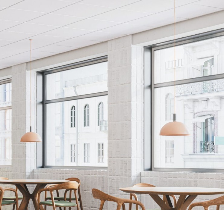 Knauf TOPIQ® Alpha Ceiling Tiles | TOPIQ® Hygena Alpha | GO Interiors